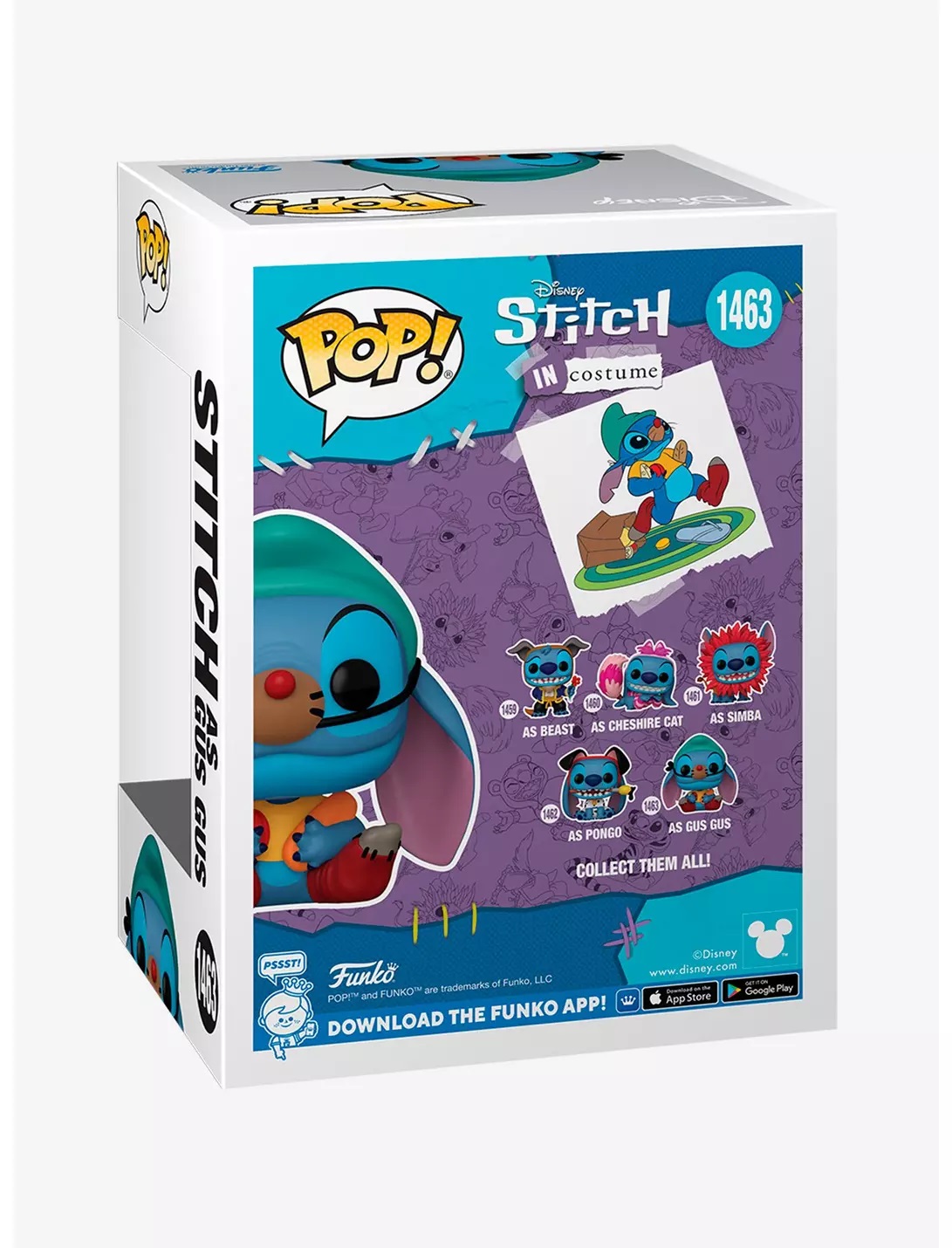 New Stitch in Costume Gus Gus Funko POP! Coming to BoxLunch | Disney ...