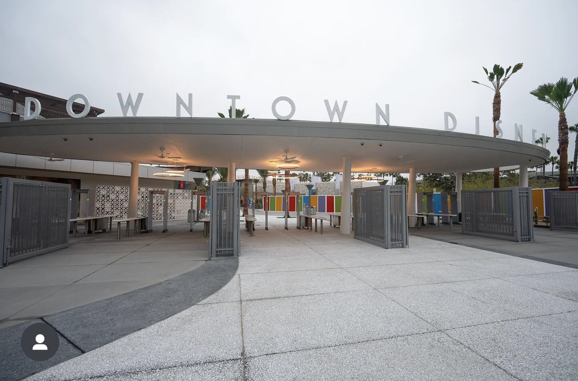 New Downtown Disney District West End Entrance & Security Checkpoint ...