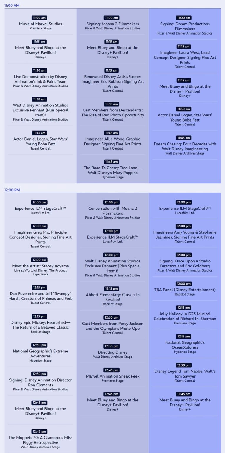 D23: The Ultimate Disney Fan Event Schedule | Disney Mouseketeer