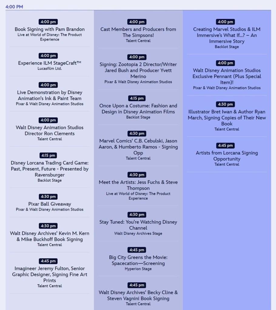 D23: The Ultimate Disney Fan Event Schedule | Disney Mouseketeer