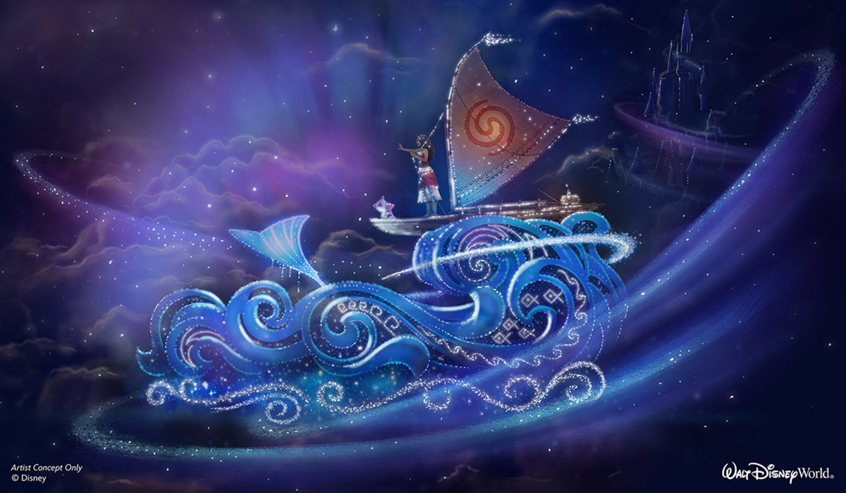 Wish Float Preview for “Disney Starlight” Nighttime Parade | Disney ...