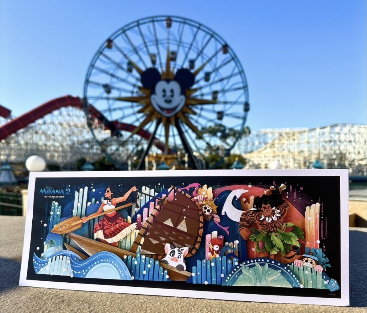 Disneyland Magic Key Moana 2 Print | Disney Mouseketeer