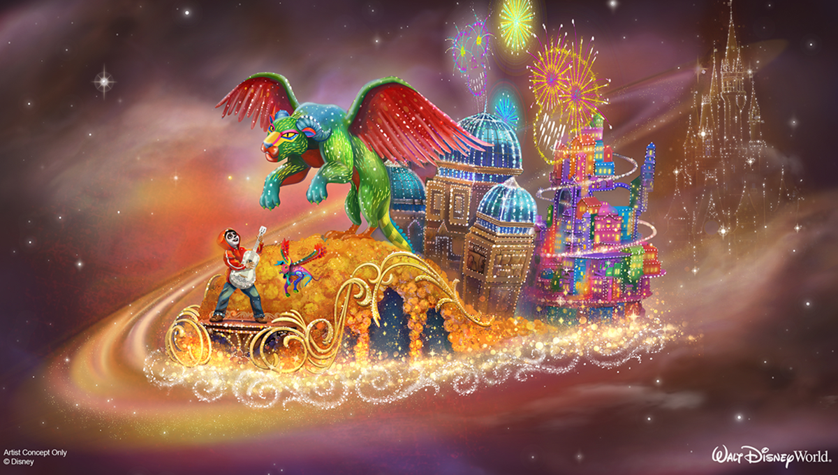 Wish Float Preview for “Disney Starlight” Nighttime Parade | Disney ...