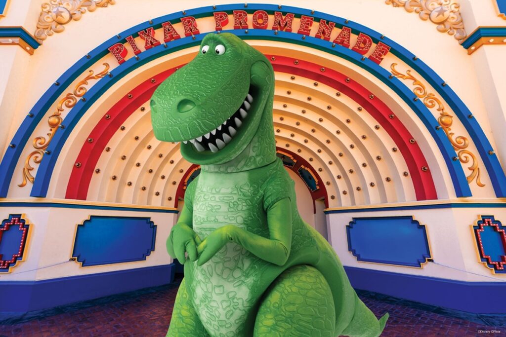 Meet Toy Story Rex at Pixar Pier | Disney Mouseketeer