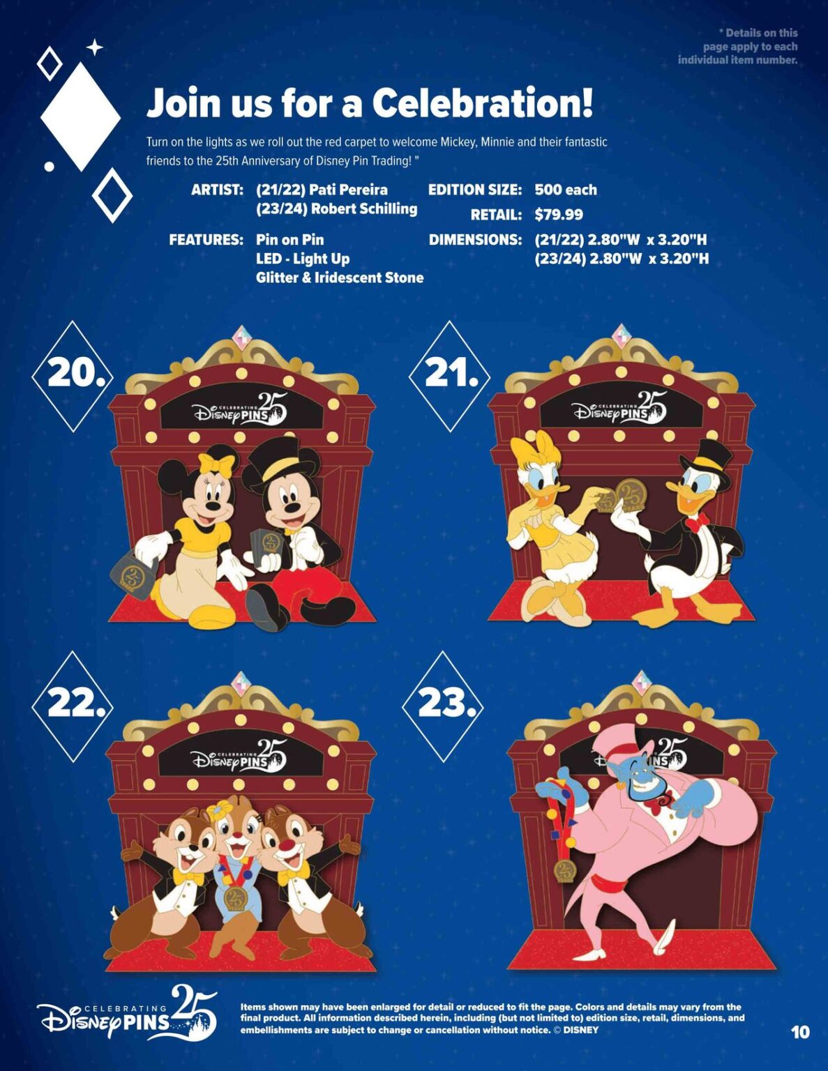 Celebrating 25 Years of Disney Pins Trading Event Product Catalog ...