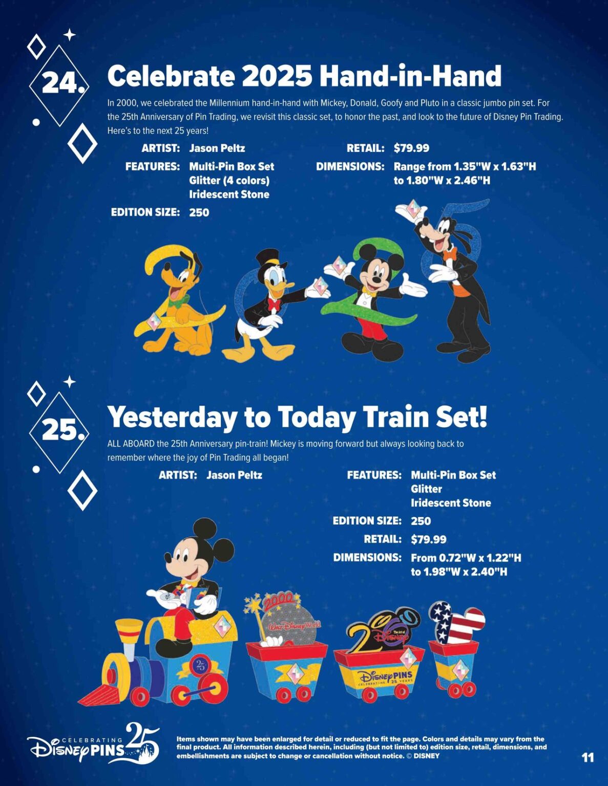 Celebrating 25 Years of Disney Pins Trading Event Product Catalog ...