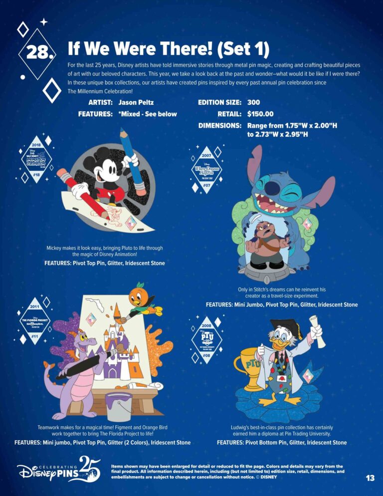 Celebrating 25 Years of Disney Pins Trading Event Product Catalog ...