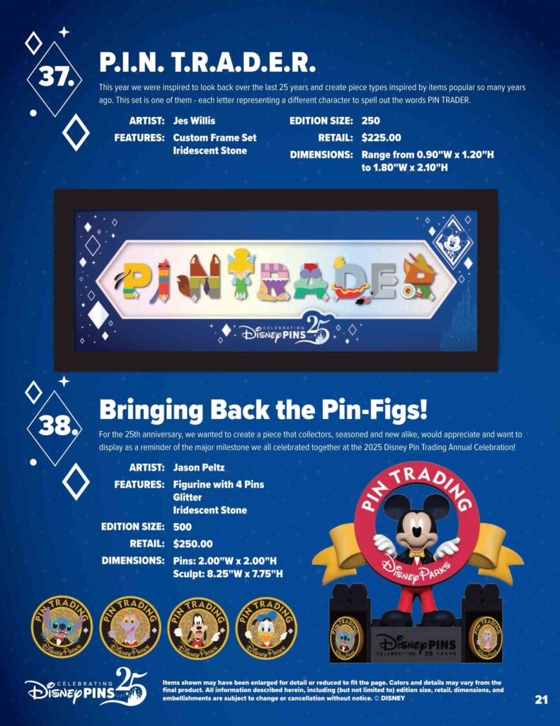 Celebrating 25 Years of Disney Pins Trading Event Product Catalog ...