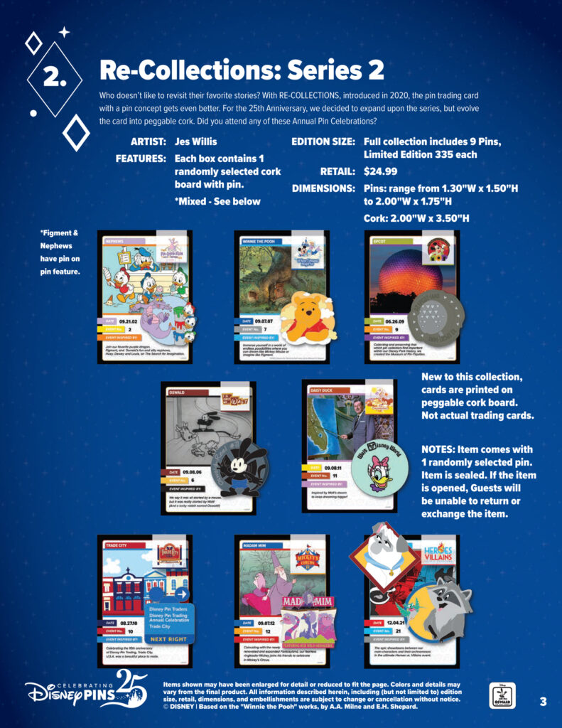Celebrating 25 Years of Disney Pins Trading Event Product Catalog ...