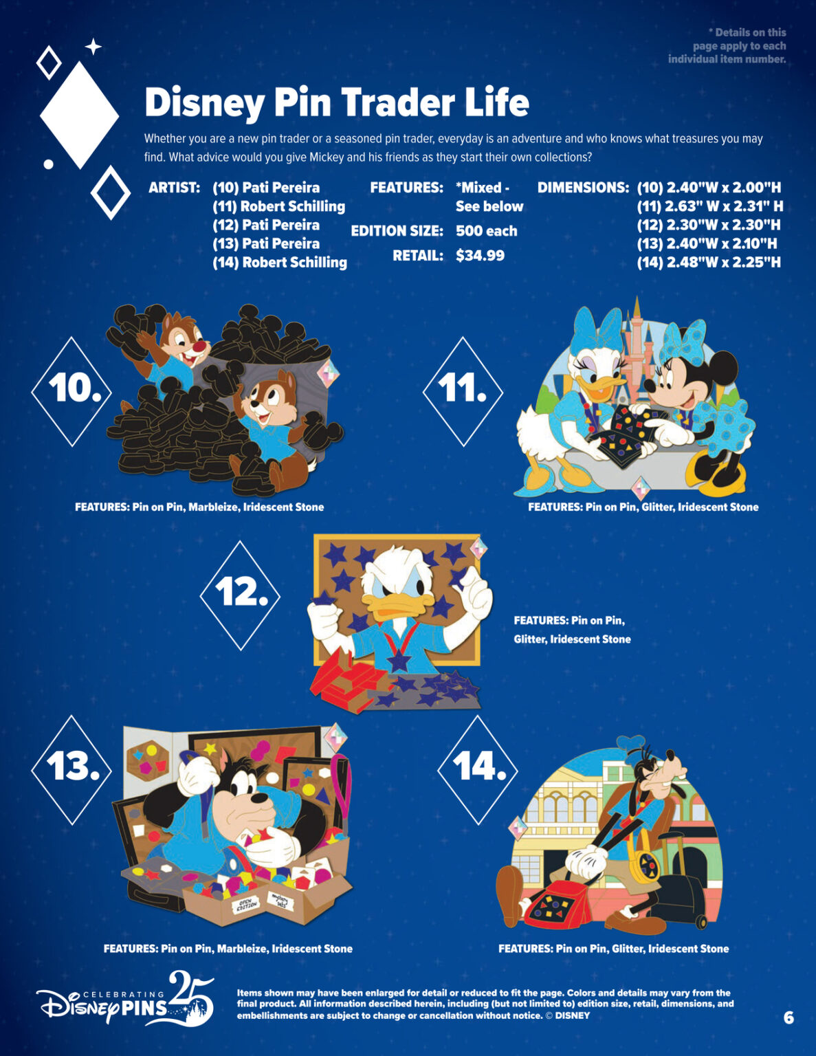 Celebrating 25 Years of Disney Pins Trading Event Product Catalog ...