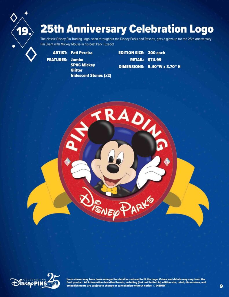 Celebrating 25 Years of Disney Pins Trading Event Product Catalog ...