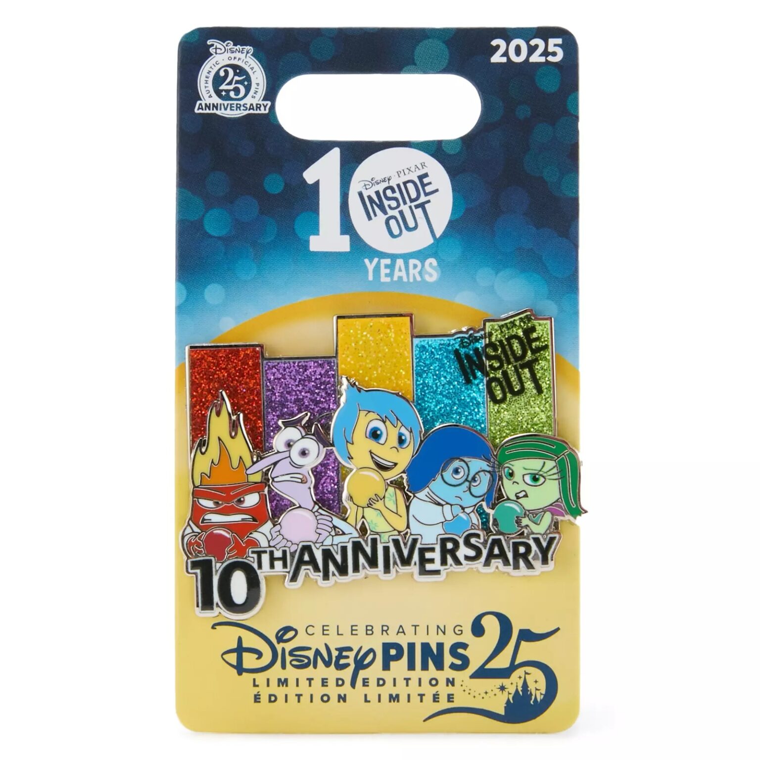 Disney-Pixar Inside Out 10th Anniversary Limited Edition Pin | Disney ...
