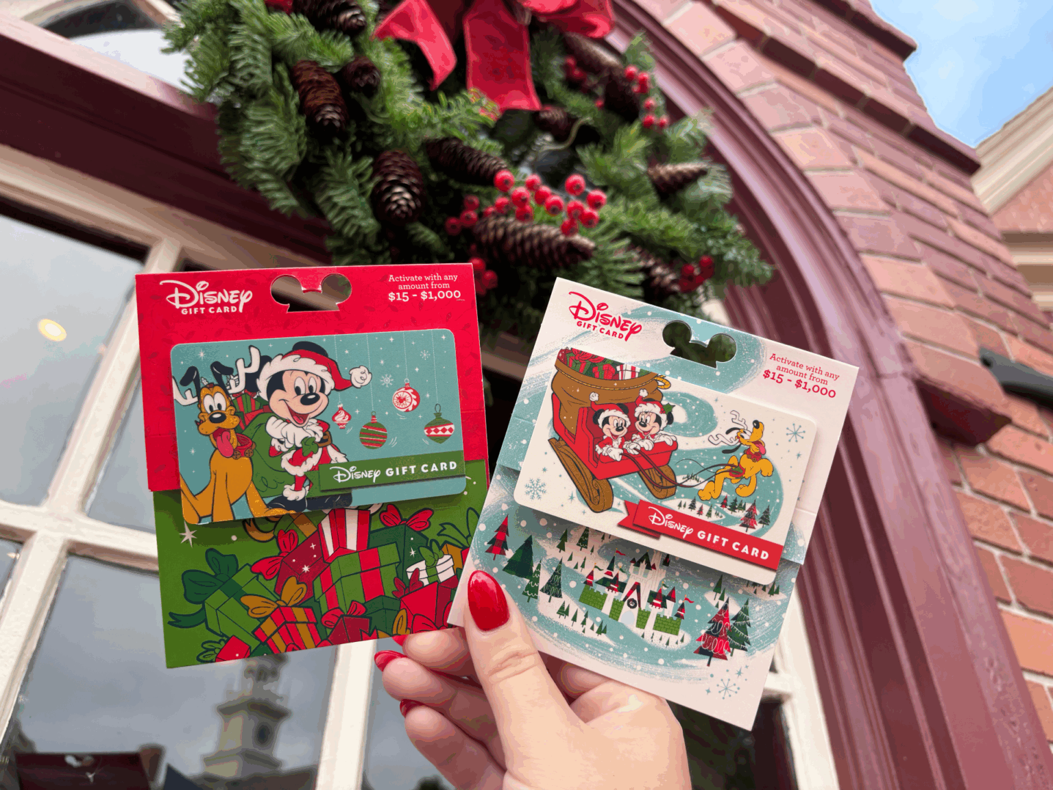 2025 Disney Holiday Gift Cards with Free Limited Edition Pins | Disney ...